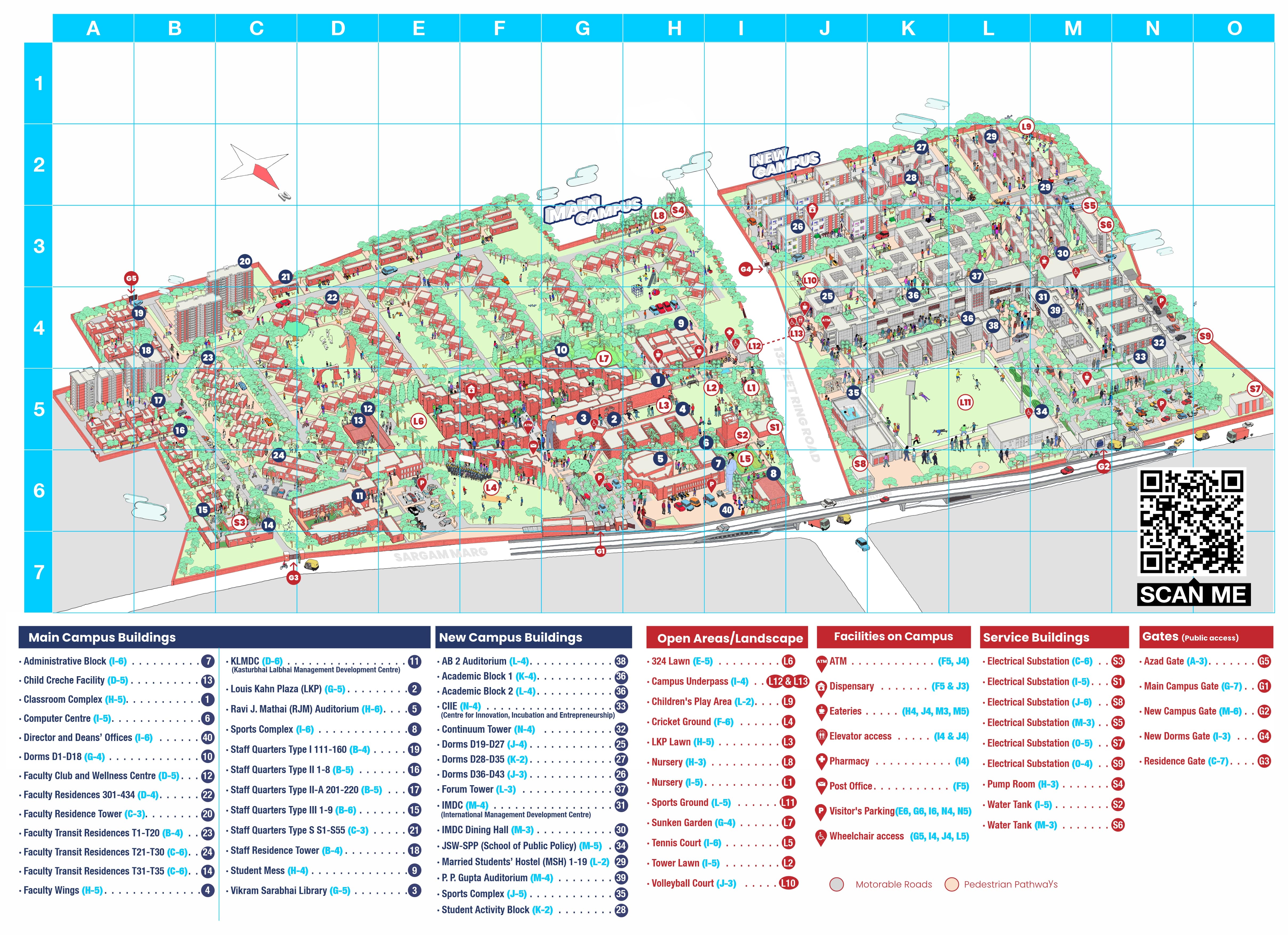 Campus Map | IIMA